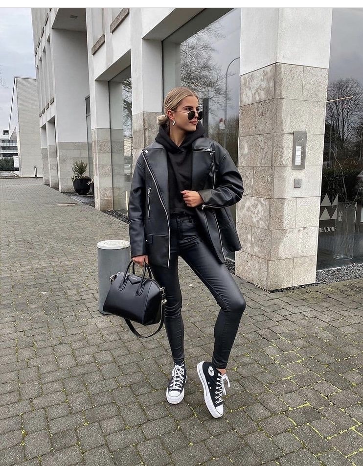 How To Wear Leather Leggings For The Cooler Weather