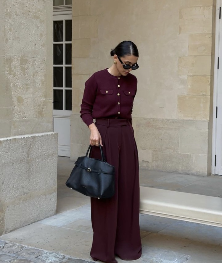 Up Your Street Style With These Burgundy Outfit Ideas