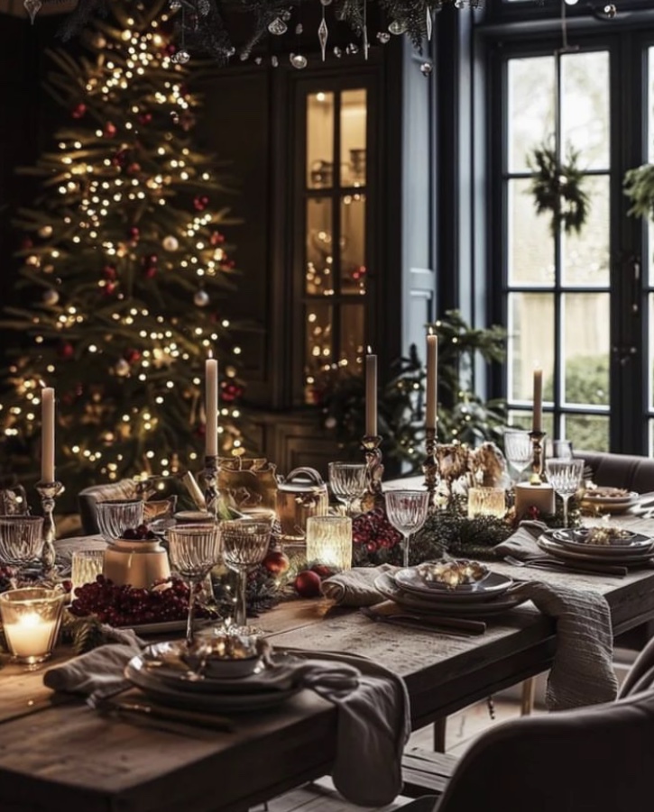 Elegant Christmas Dinner Party Ideas | Le Chic Street